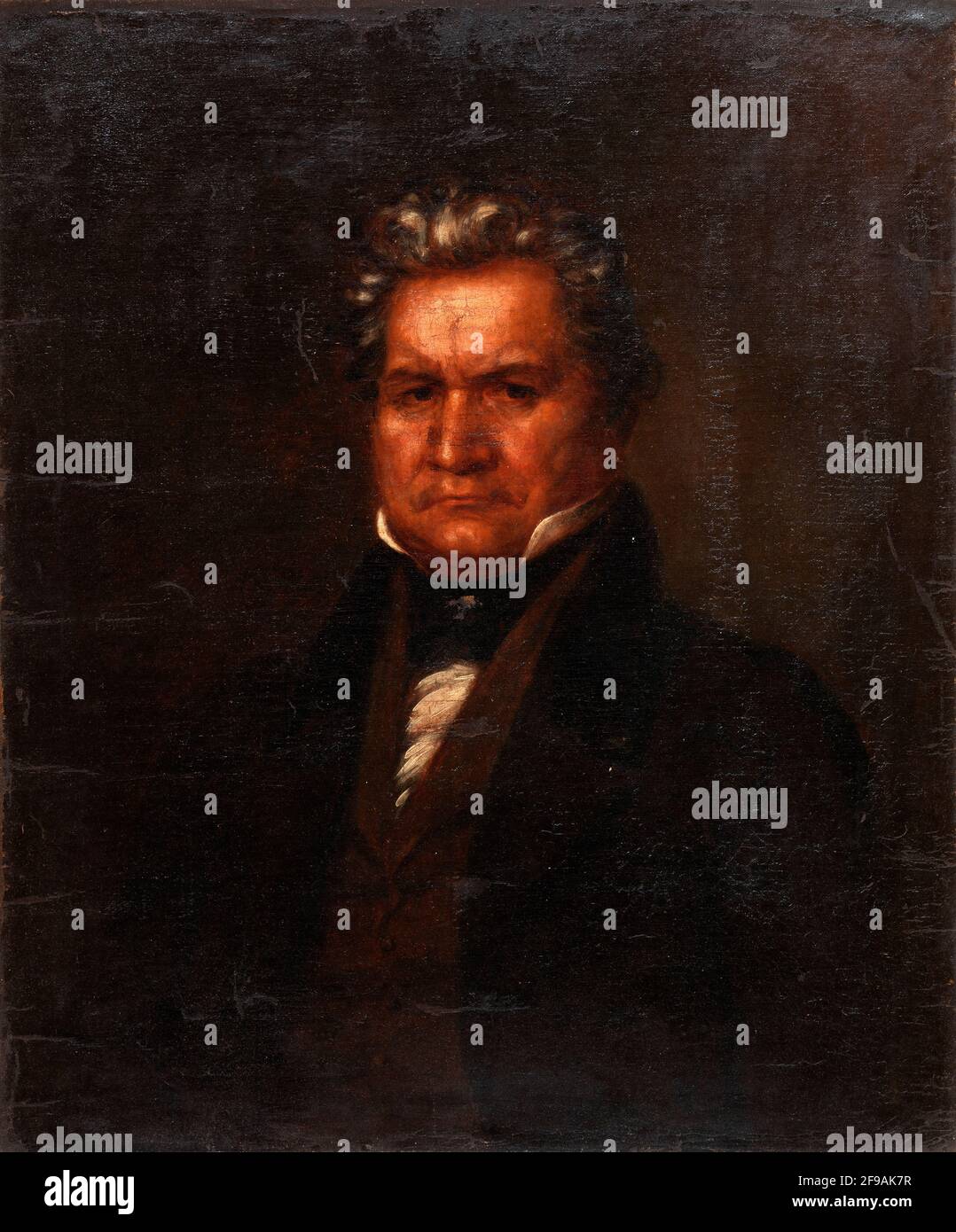 Major Ridge, Portrait of Cherokee Indian Stock Photo - Alamy