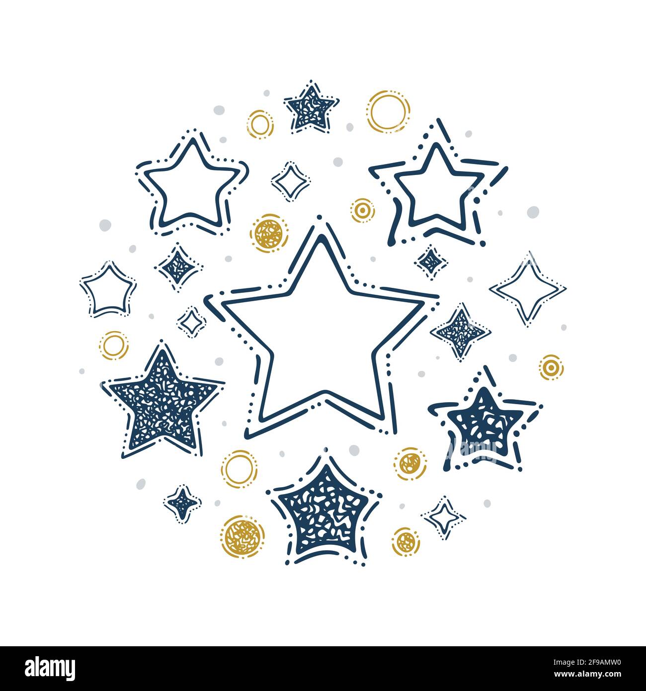 Abstract graphic ink night Stock Vector Images - Alamy