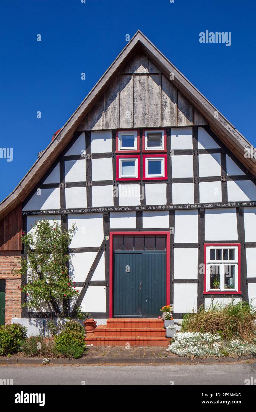 Church, Stemwede-Levern, municipality of Stemwede, North Rhine ...