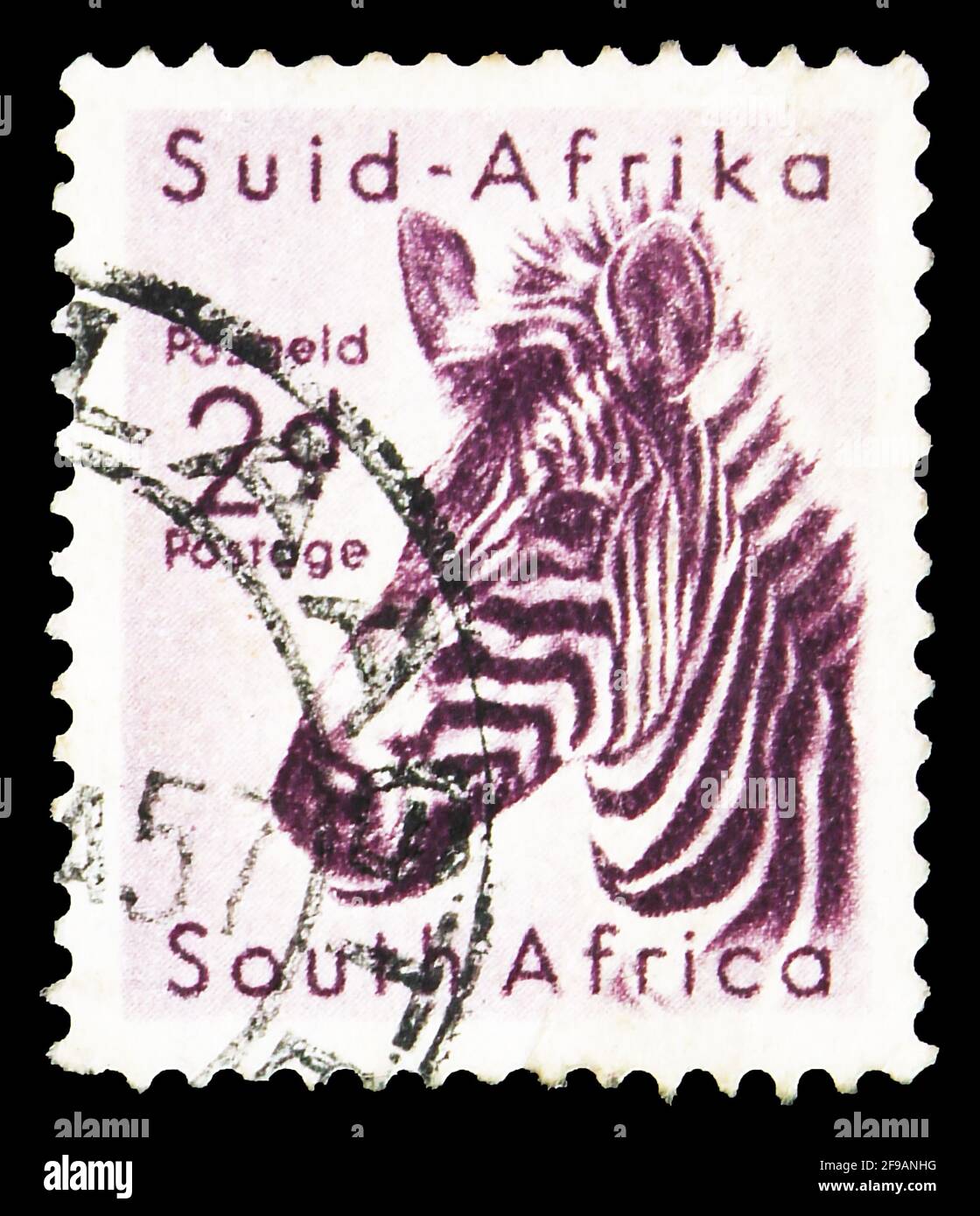 MOSCOW, RUSSIA - SEPTEMBER 22, 2019: Postage stamp printed in South ...