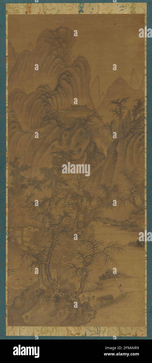 Landscape with Farm Buildings and Figures, 1368-1644. Formerly ...