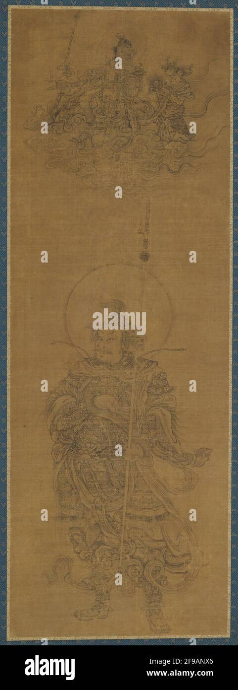 Portrait of a Deva King, 14th century Stock Photo - Alamy