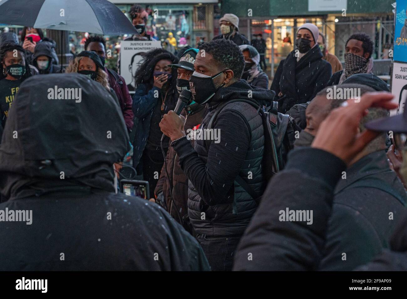 New York City Public Advocate Jumaane Williams speaks during a rally & vigil honoring Daunte ...