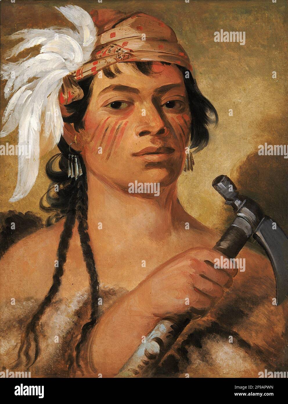 Good Hunter, a Warrior, 1831 Stock Photo - Alamy