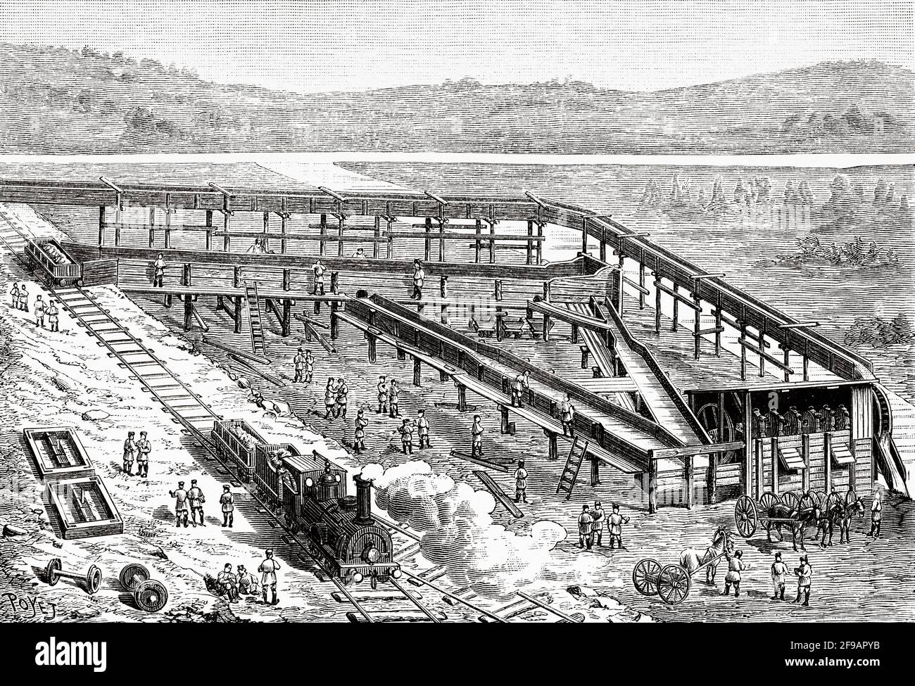 Nineteenth century mining hi-res stock photography and images - Alamy