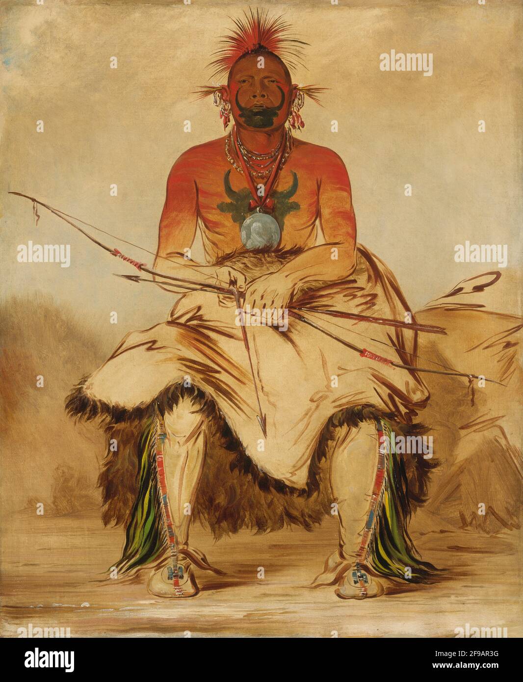 Sitting bull native american warrior hi-res stock photography and ...