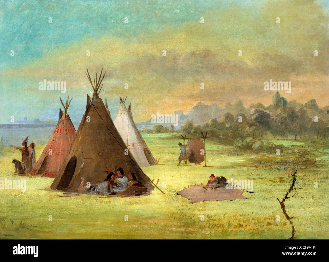 Kiowa tipi hi-res stock photography and images - Alamy