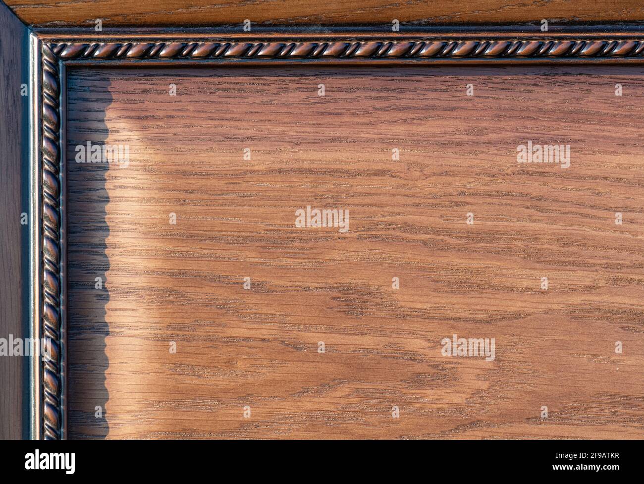 Corner Wood frame Texture. Solid oak with natural wood grain patterns ...