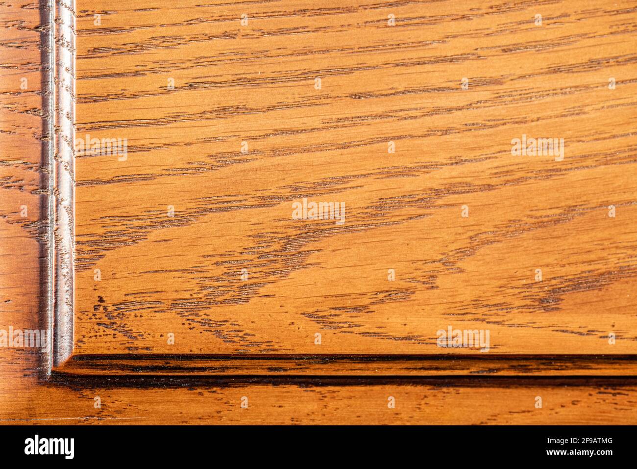 Corner Wood frame Texture. Solid oak with natural wood grain patterns ...