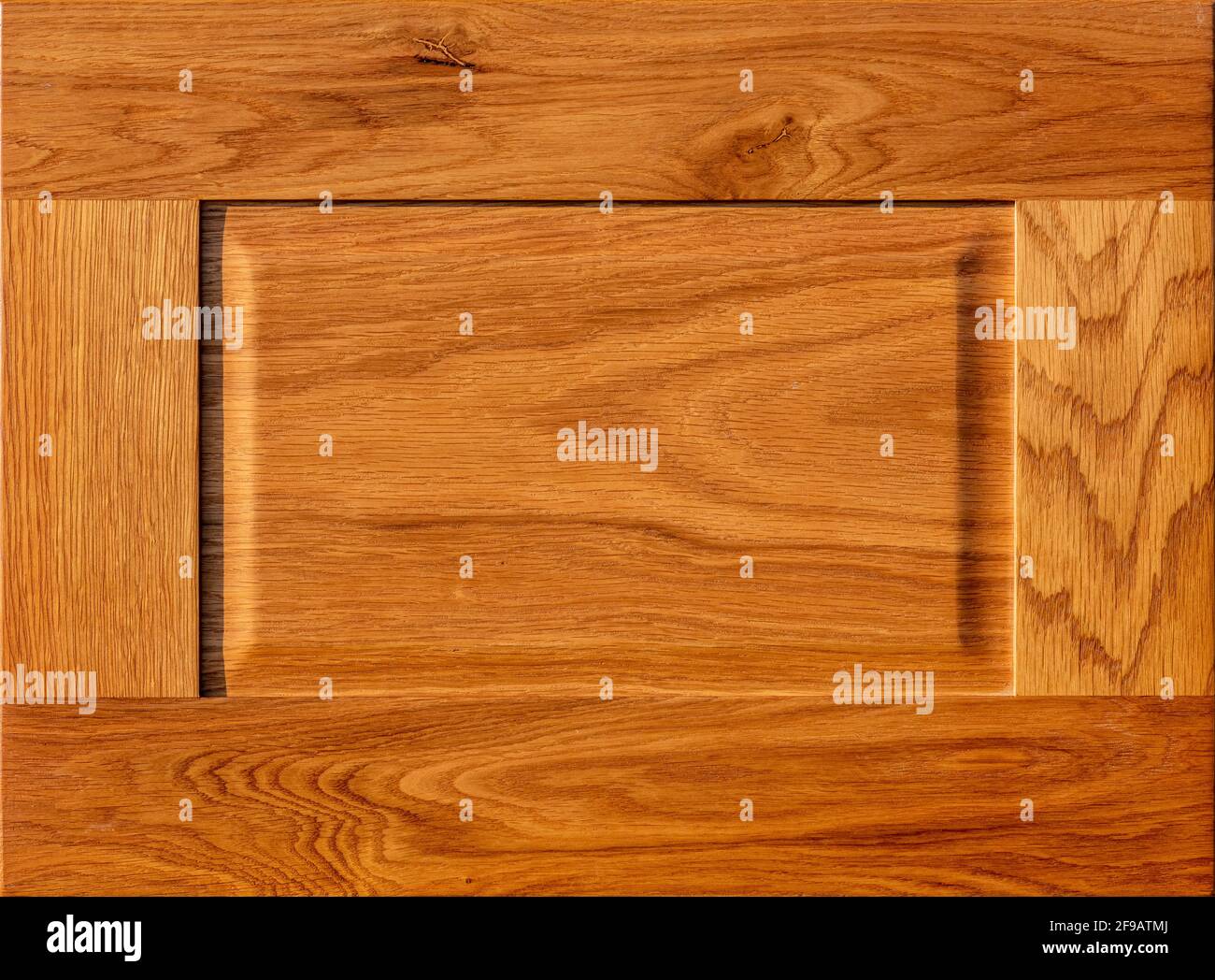 Wood frame Texture. Solid oak with natural wood grain patterns. Smooth ...