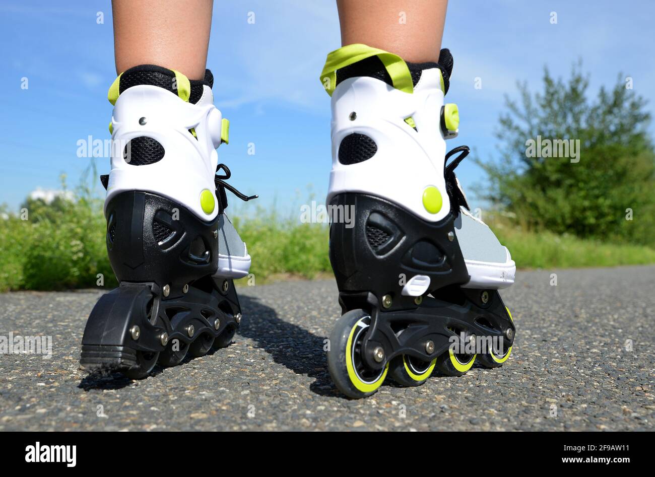Person roller skating on outdoor hi-res stock photography and images ...