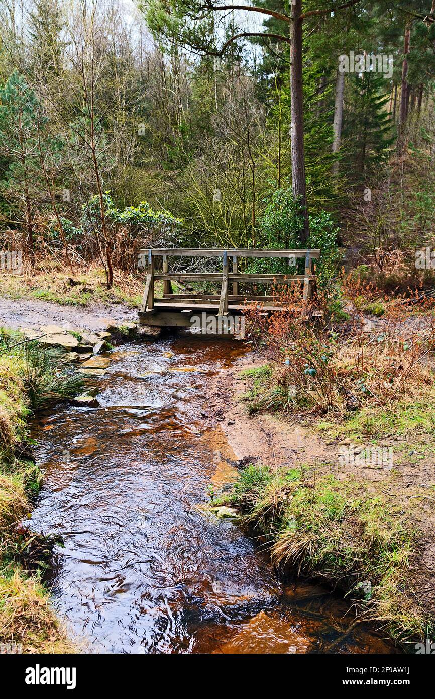 Footbridge beck stream river hi-res stock photography and images - Alamy