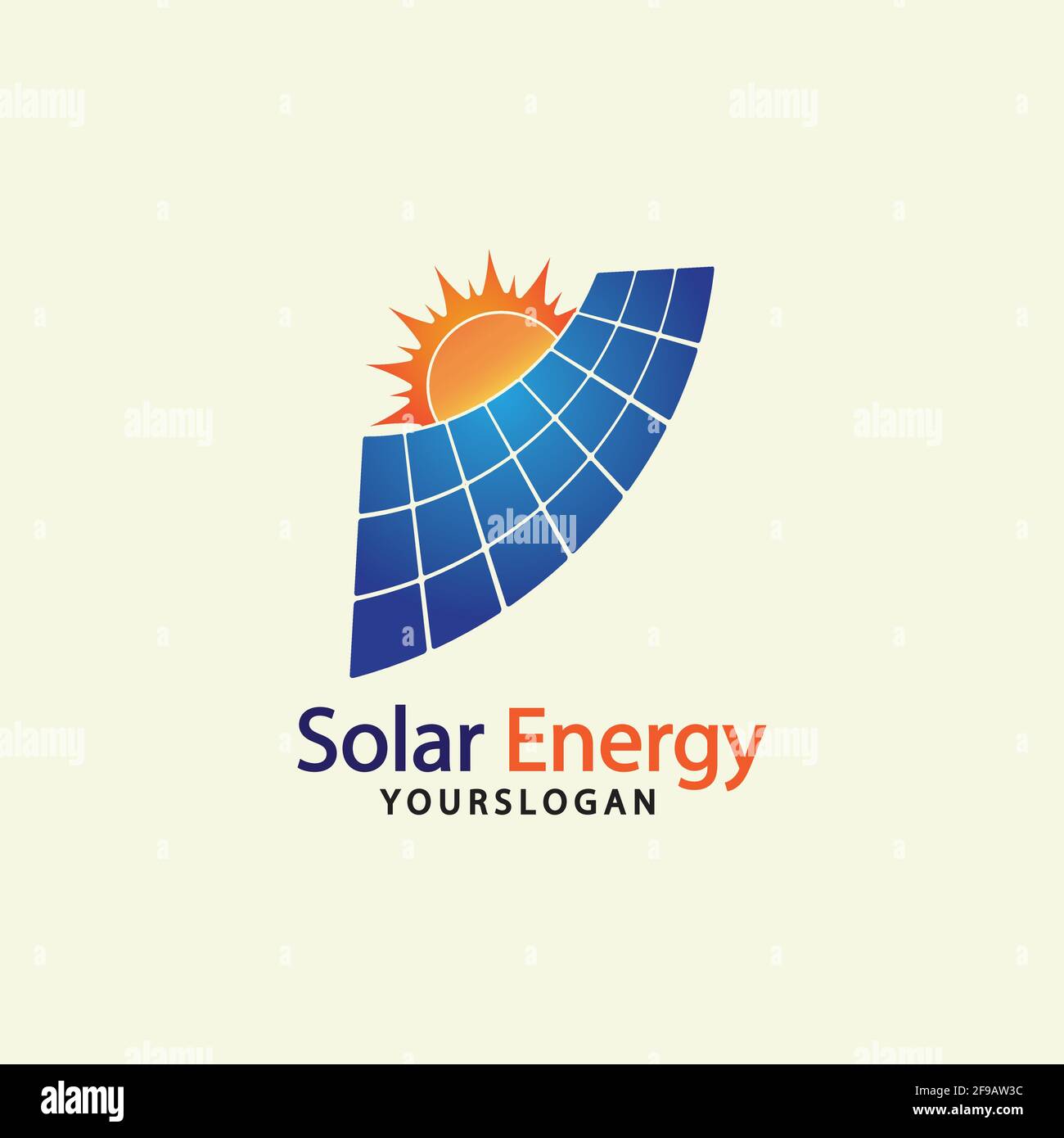 Sun solar energy logo design template. solar tech logo designs Stock ...