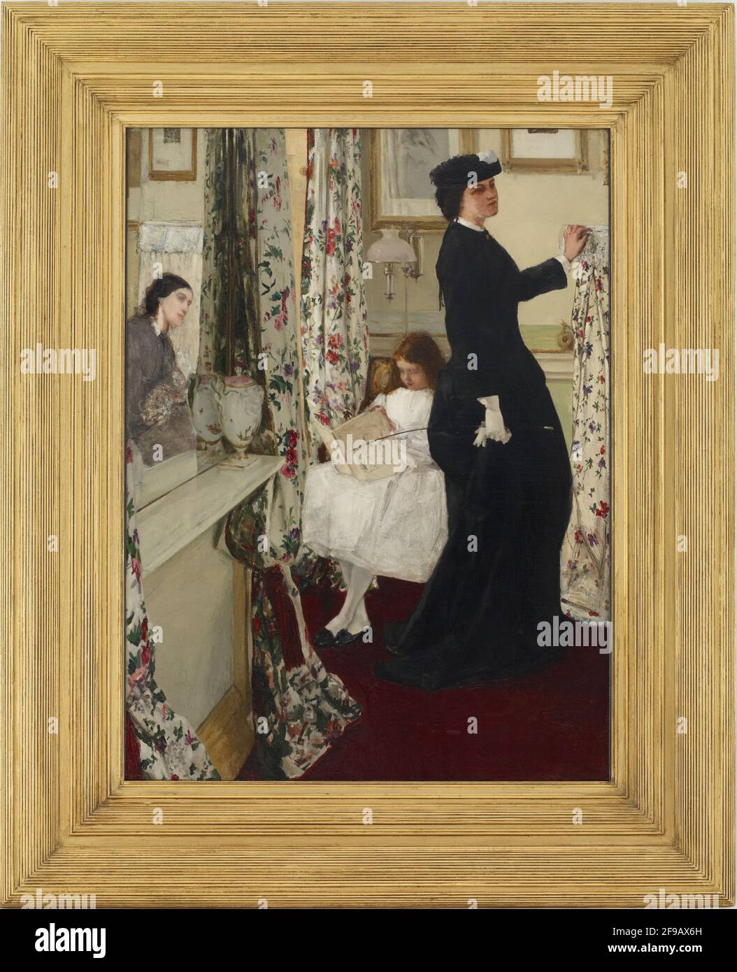 Harmony in Green and Rose: The Music Room, 1860-1861 Stock Photo - Alamy