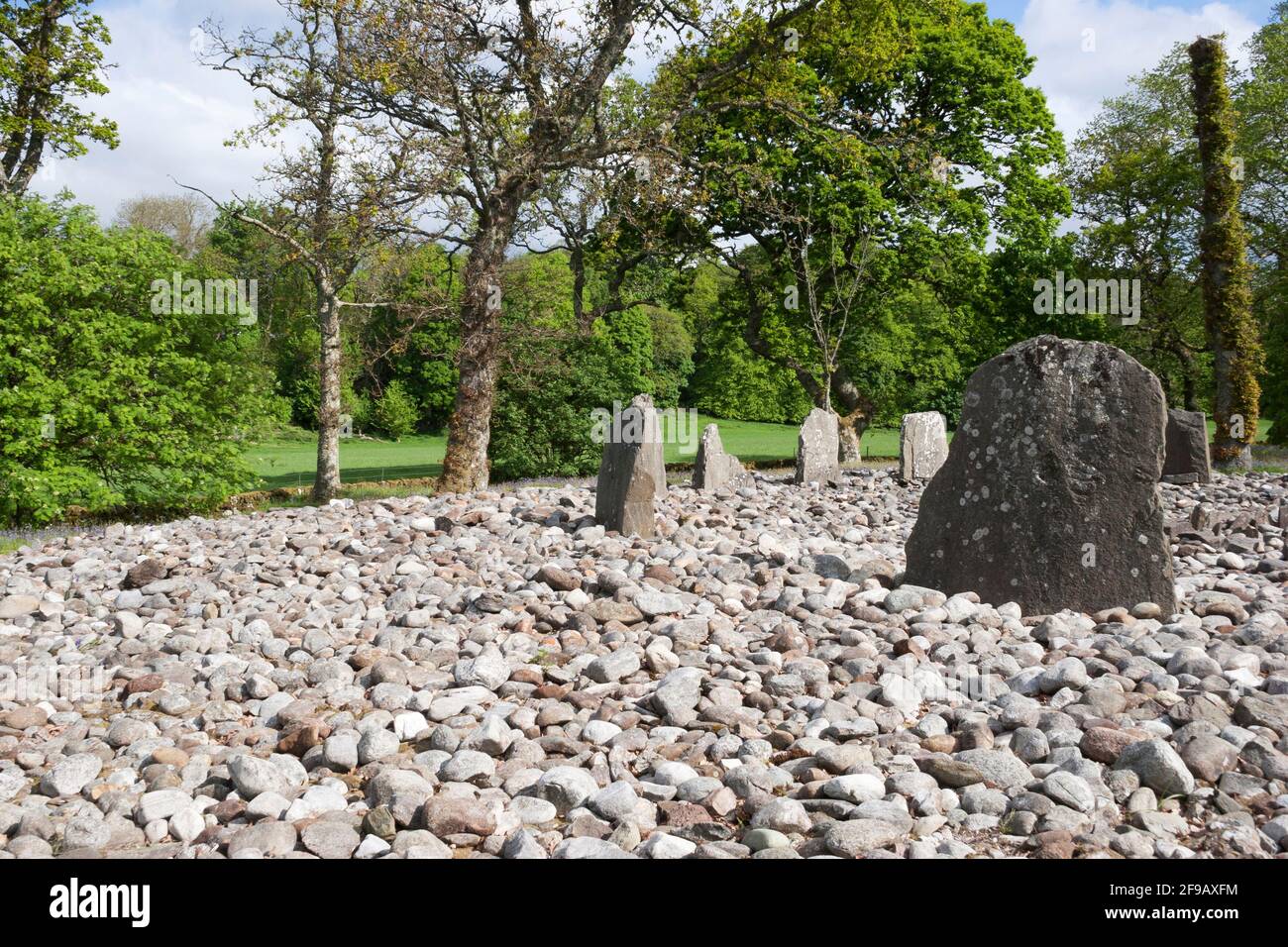 Templewood Stone Circle, Kilmartin, Argyll, Scotland Stock Photo - Alamy