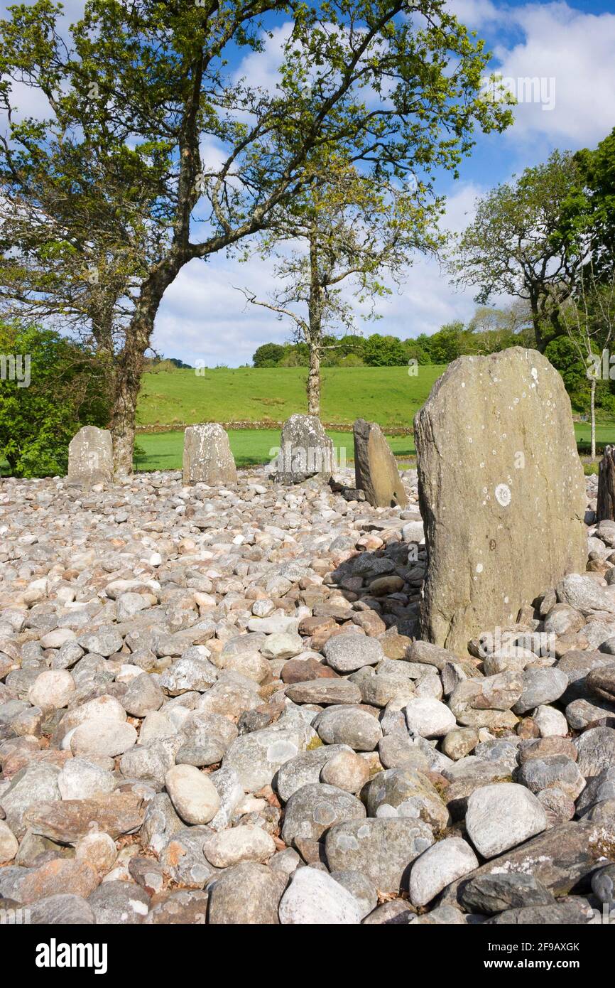 Templewood Stone Circle, Kilmartin, Argyll, Scotland Stock Photo - Alamy