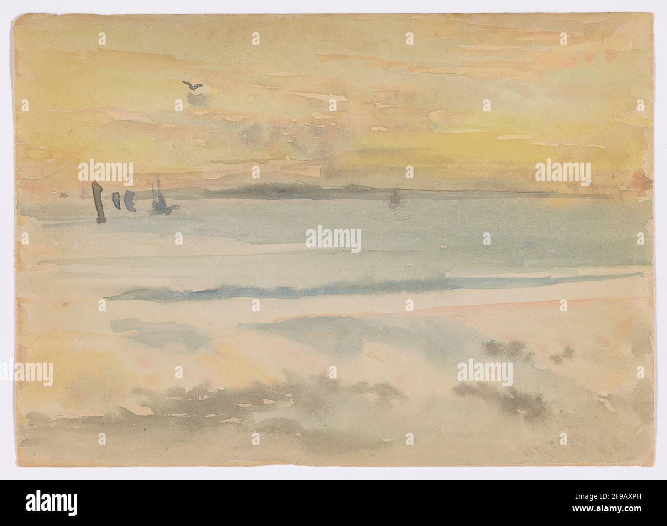 St. Ives: Sunset, 1883-1884 Stock Photo - Alamy
