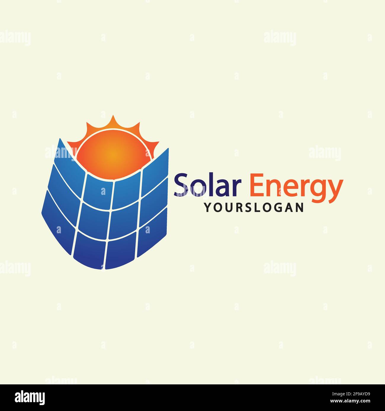 Sun solar energy logo design template. solar tech logo designs Stock ...