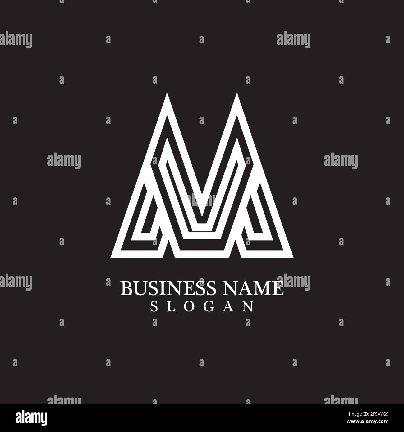 Letter M Logo Vector Vectors High Resolution Stock Photography and ...