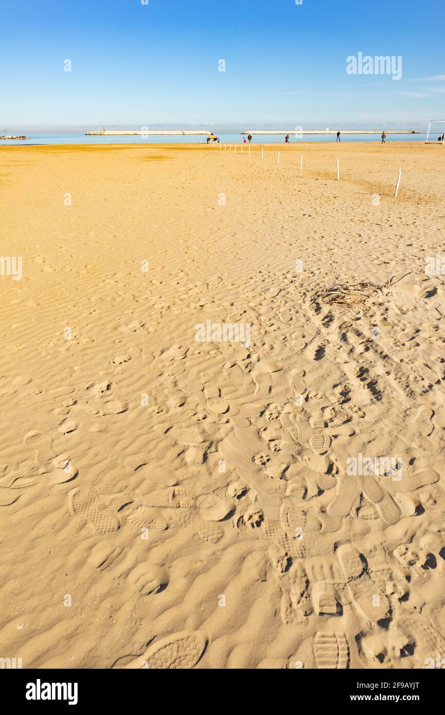 The beach of city of Pescara, Abruzzo, Italy Stock Photo - Alamy