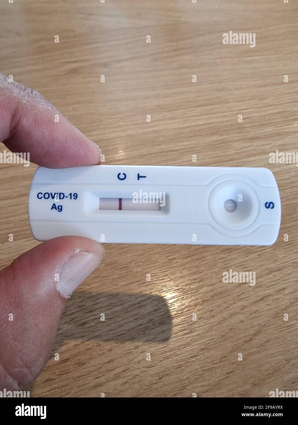 Negative test result by using rapid test device for COVID-19, novel ...
