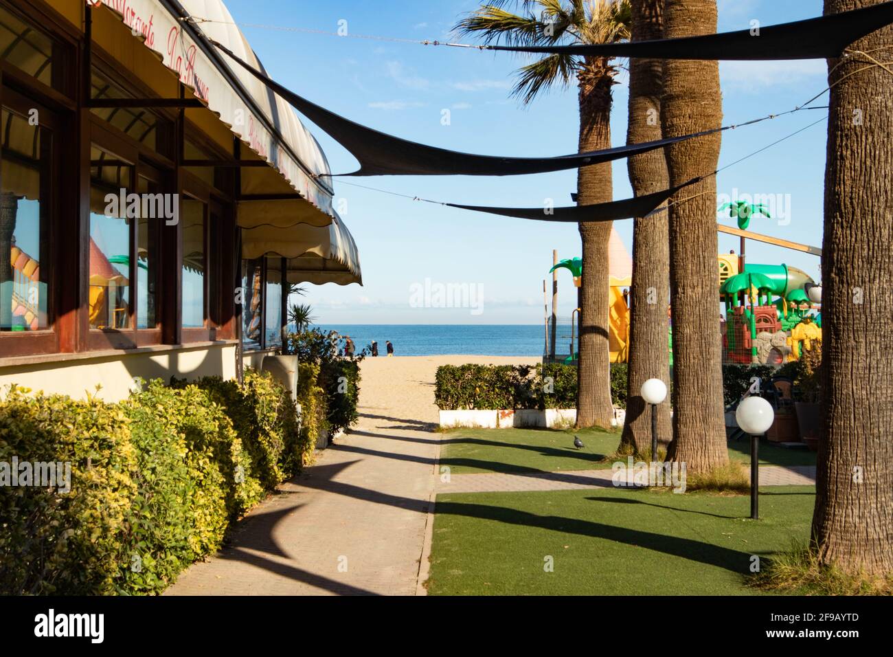The beach of city of Pescara, Abruzzo, Italy Stock Photo - Alamy