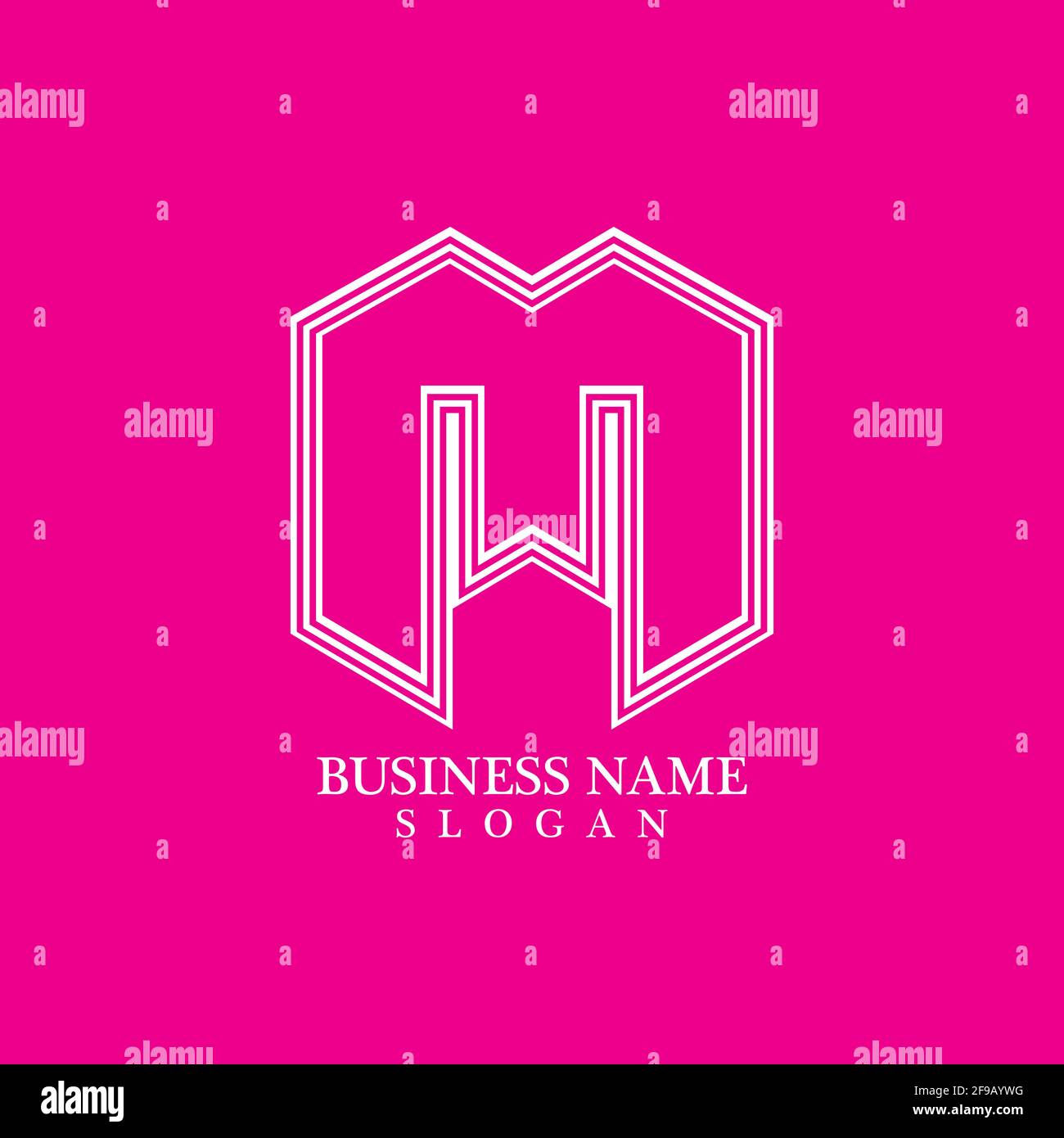 M Letter Logo Template vector illustration design Stock Vector Image ...