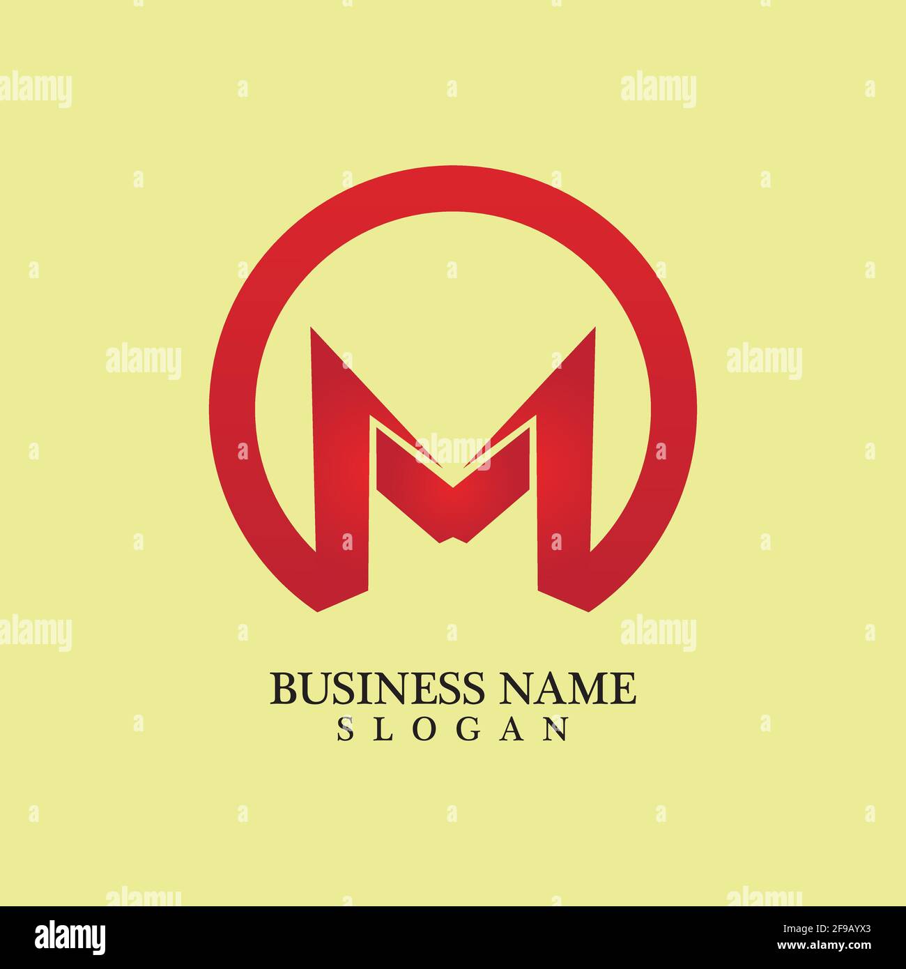 M Letter Logo Template vector illustration design Stock Vector Image ...