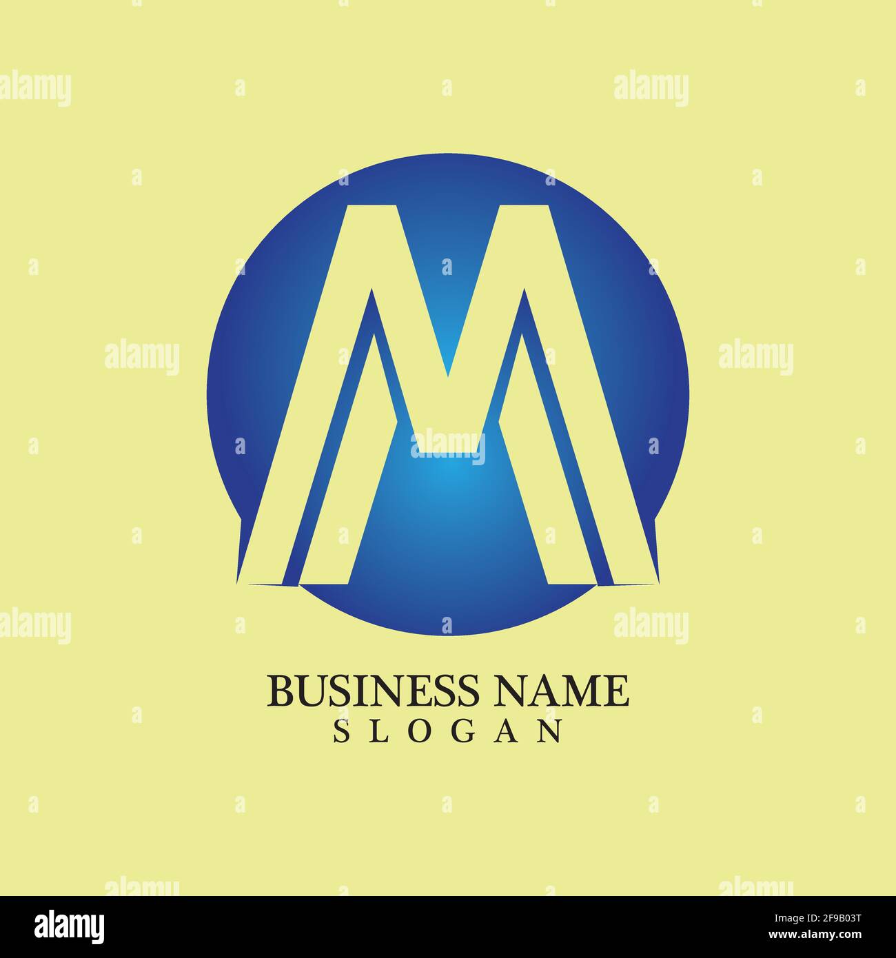 M Letter Logo Template vector illustration design Stock Vector Image ...