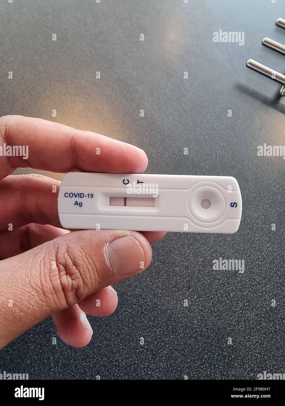 Negative test result by using rapid test device for COVID-19, novel ...