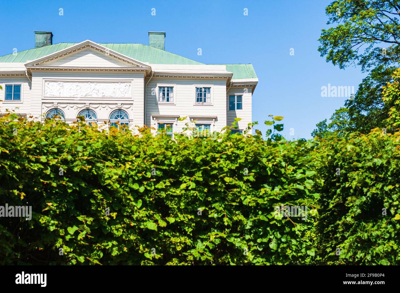 Facade of Gunnebo House Stock Photo - Alamy