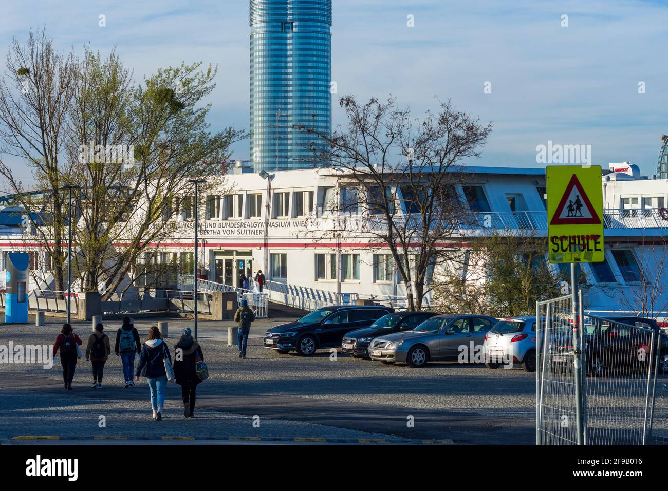 Wien, Vienna: students of graduating classes return to school after ...
