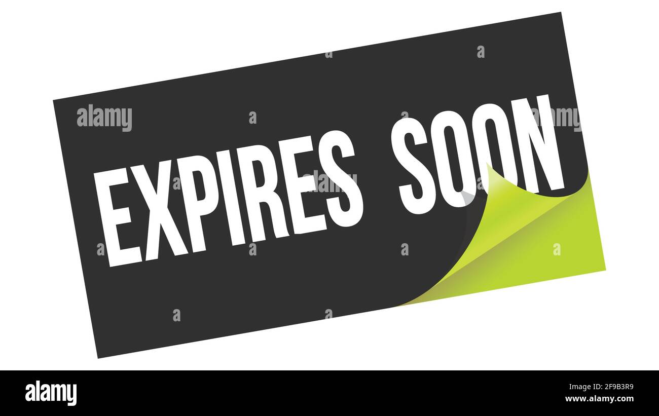 Expires soon text hi-res stock photography and images - Alamy