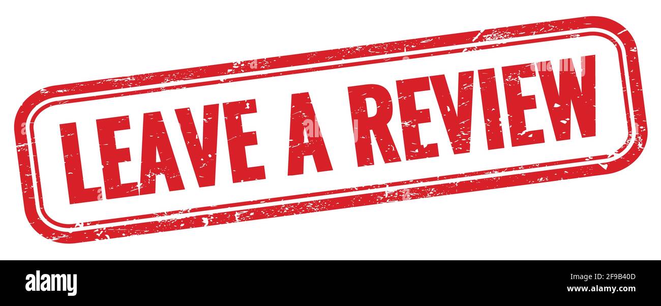 Leave a review stamp hi-res stock photography and images - Alamy