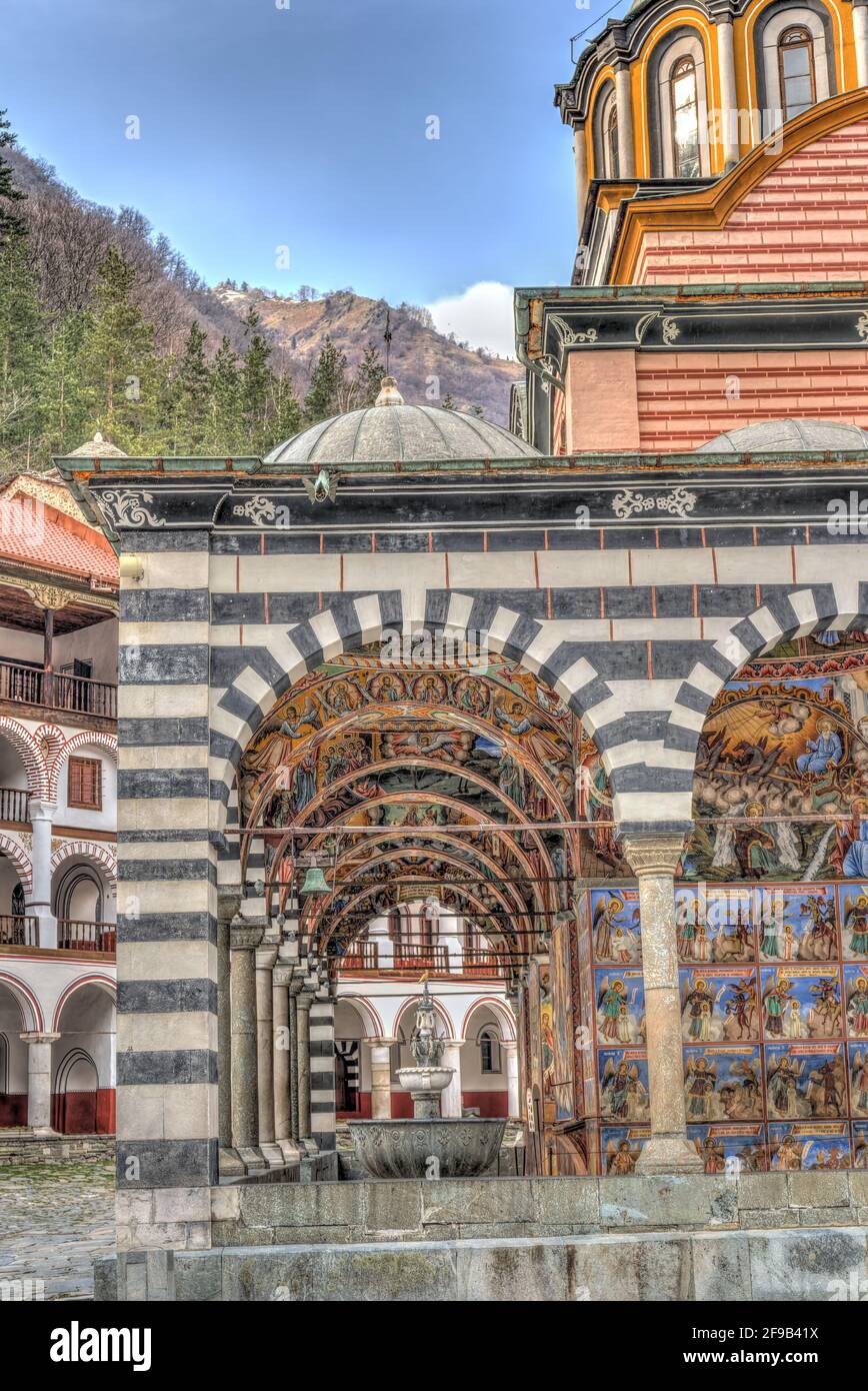 Courtyard medieval orthodox monastery hi-res stock photography and ...