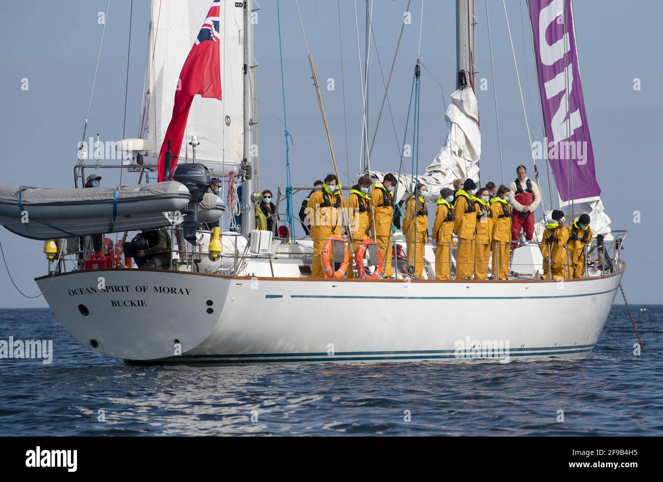 Young sailors at the Duke of Edinburgh's former school, Gordonstoun in ...