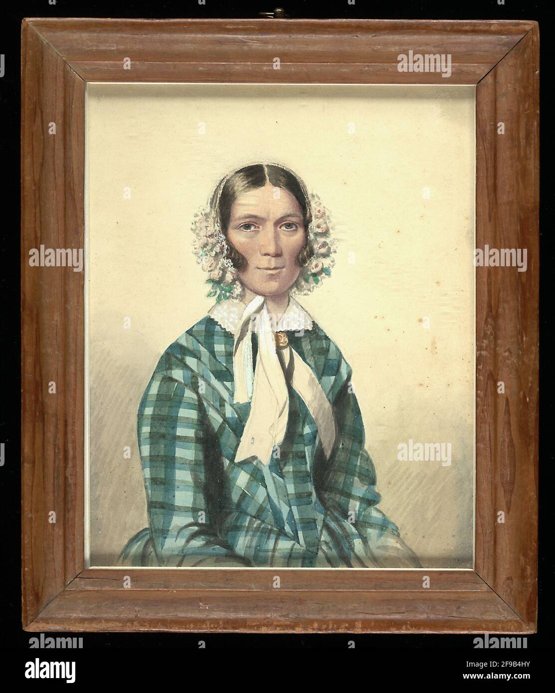 A Pioneer Woman, ca. 1840 Stock Photo - Alamy