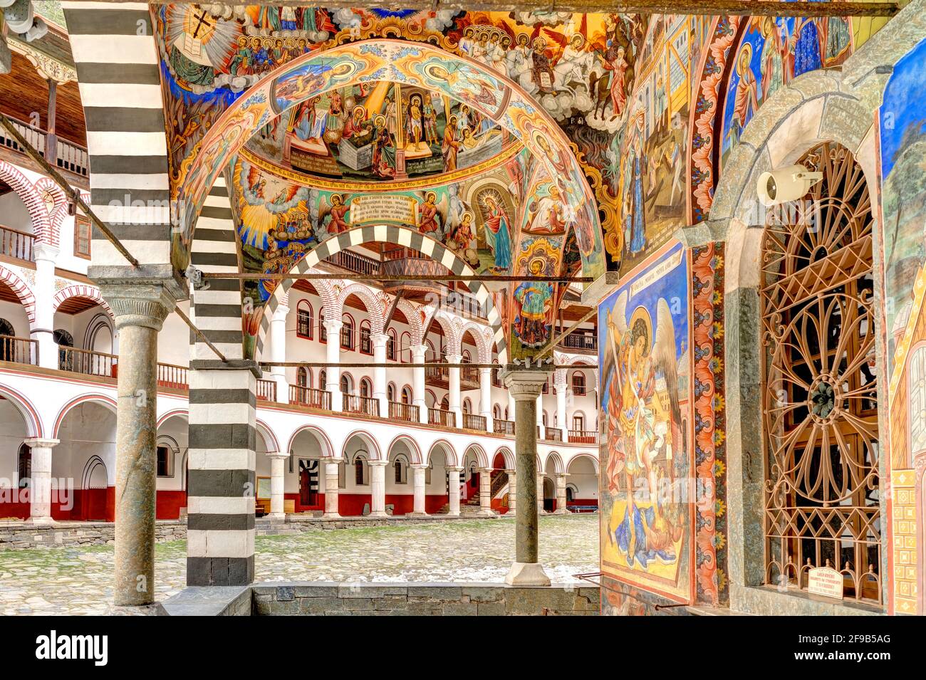 Rila monastery frescoes hi-res stock photography and images - Alamy