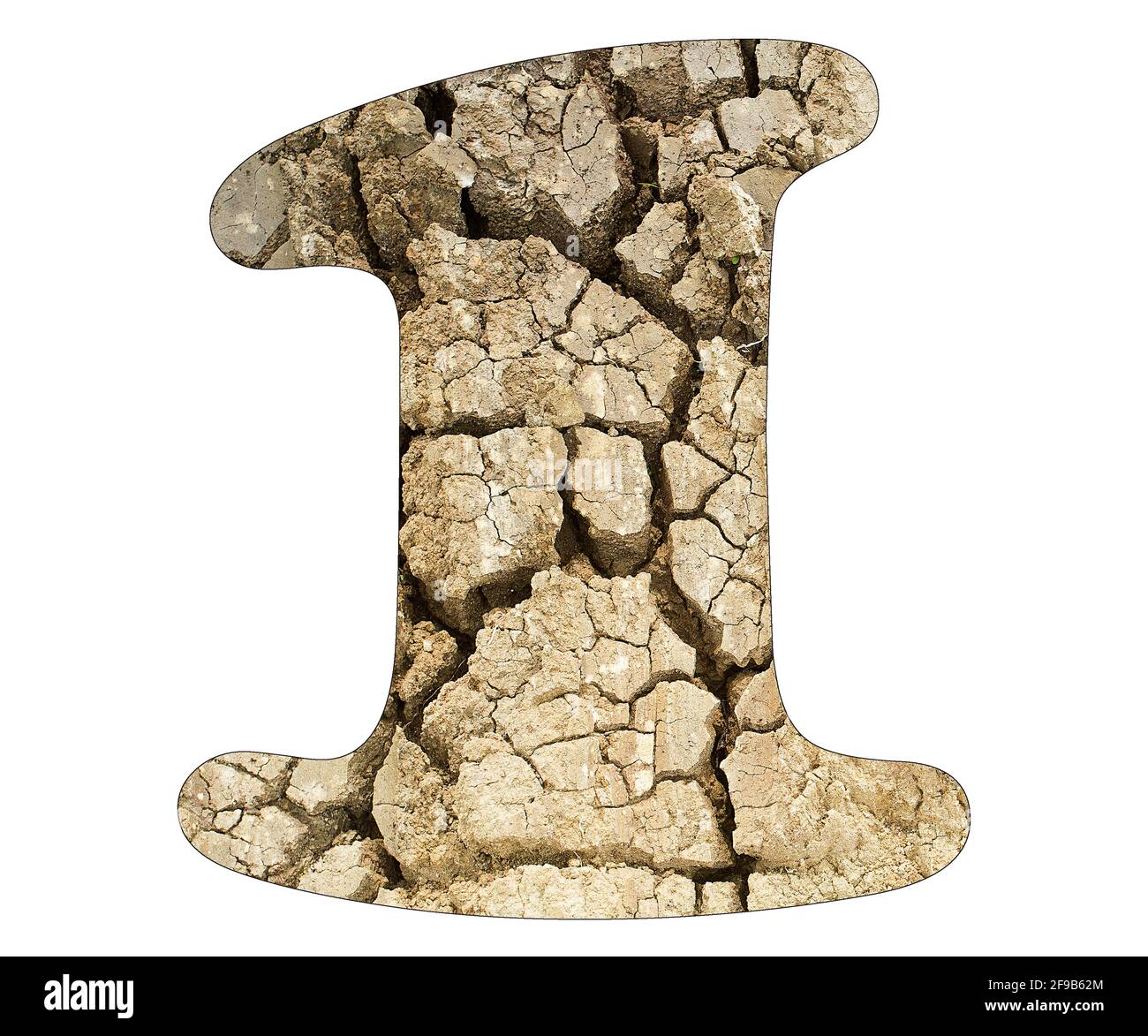 Number 1 - Arid land detail Stock Photo - Alamy