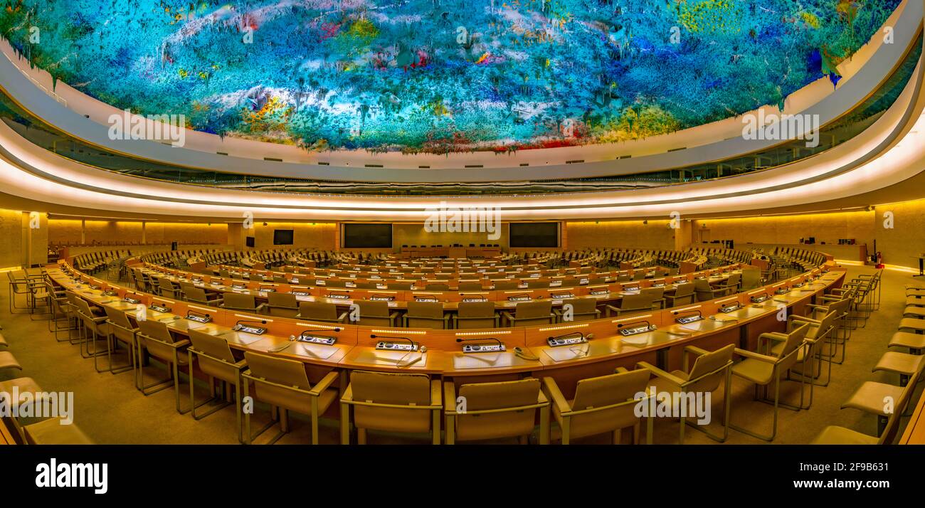 United nations office and ceiling hi-res stock photography and images ...