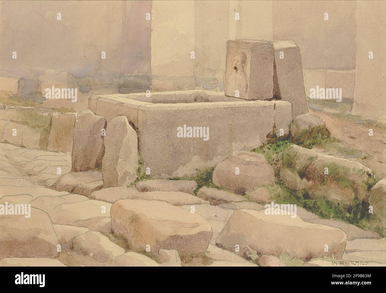 Ancient drinking trough hi-res stock photography and images - Alamy