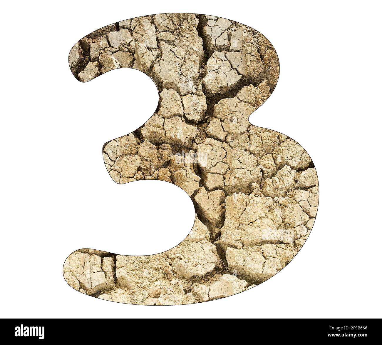 Number 1 - Arid land detail Stock Photo - Alamy
