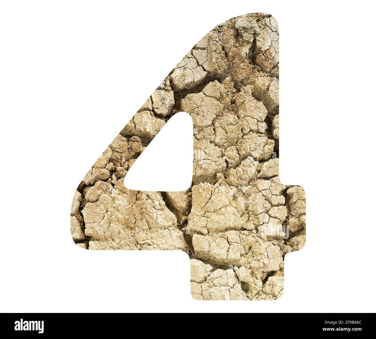 Number 1 - Arid land detail Stock Photo - Alamy