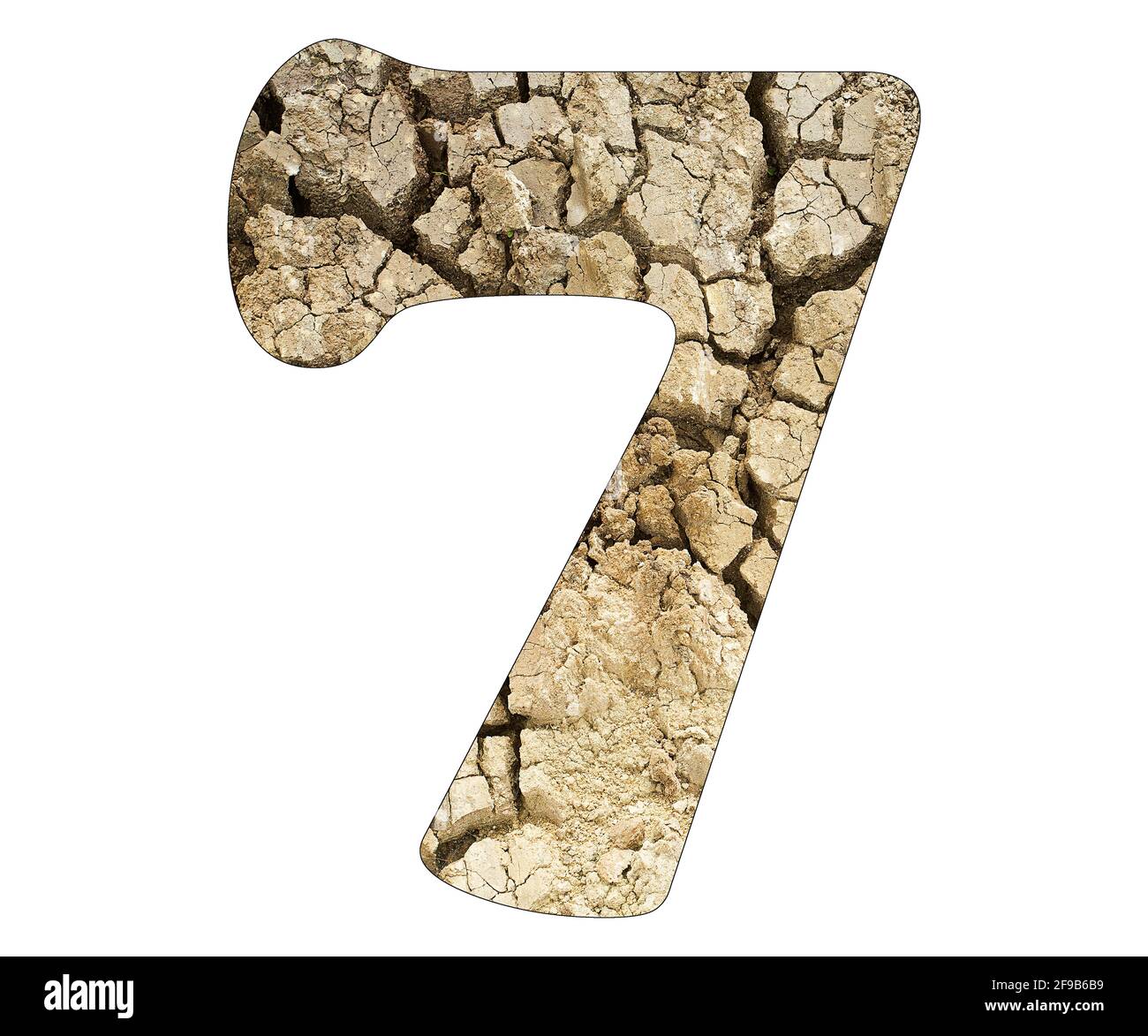 Number 1 - Arid land detail Stock Photo - Alamy
