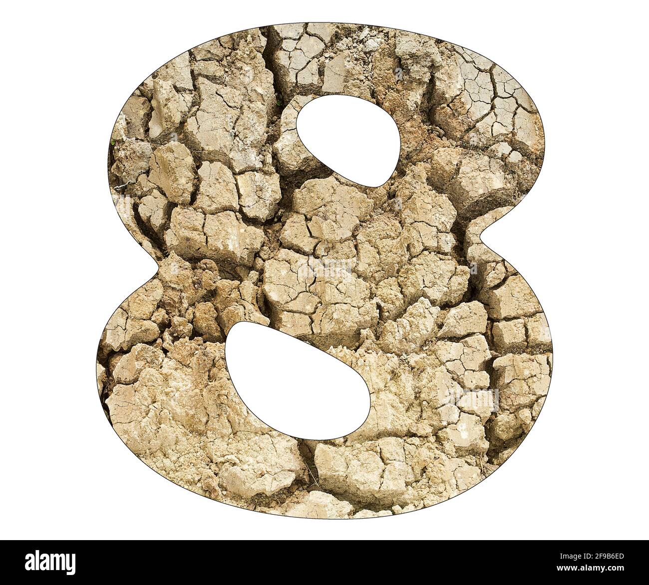 Number 1 - Arid land detail Stock Photo - Alamy