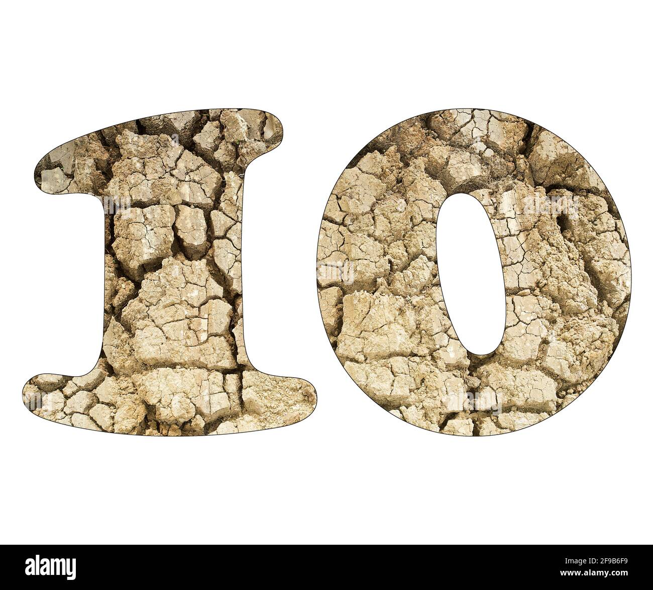 Number 1 - Arid land detail Stock Photo - Alamy