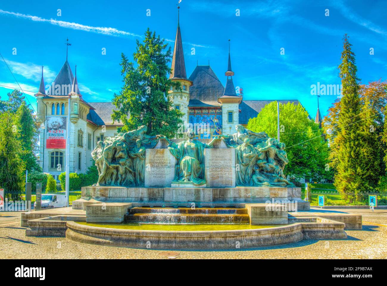 BERN, SWITZERLAND, JULY 17, 2017: Historical museum and Einstein museum ...