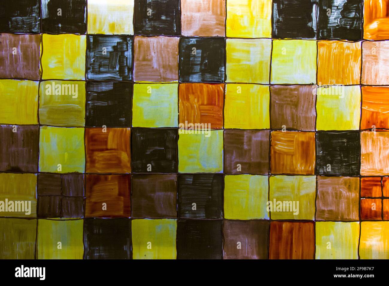 Light orange square patterns hi-res stock photography and images - Alamy