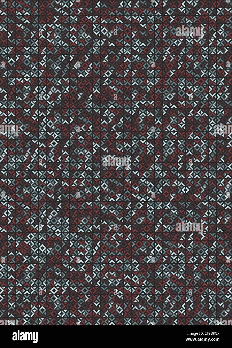 Abstract Geometrical generative computational art illustration Stock Vector Image & Art - Alamy