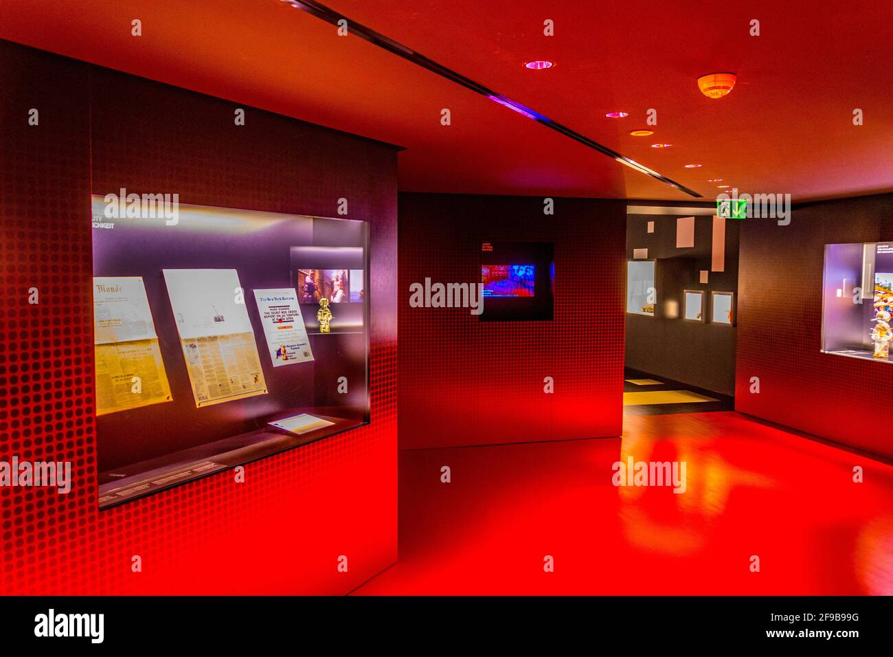 GENEVA, SWITZERLAND, JULY 20, 2017: Interior of the International Red ...